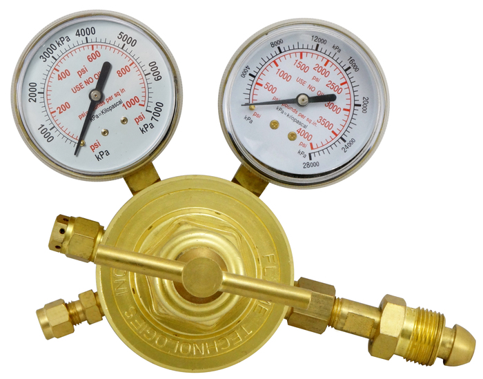 Regulator High Flow Inert Gas 5-550 Psi CGA-680 Flametech - Welders Helper